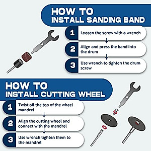 NEU MASTER Rotary Tool Accessories Kit, 381Pcs Accessory Set, Carving Polishing Drilling Kits,1/8"(3.2mm) Diameter Shanks Universal Fitment for Easy Cutting, Sanding, Grinding,Sharpening and Engraving