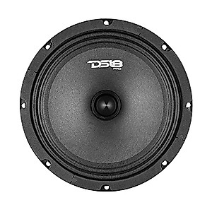 DS18 PRO-B8.4 Loudspeaker 8" Mid-Range Car Audio Speaker with Bullet 4-Ohms 140 Watts - Premium Quality Audio Speakers for Car or Truck Stereo Sound System (1 Speaker)