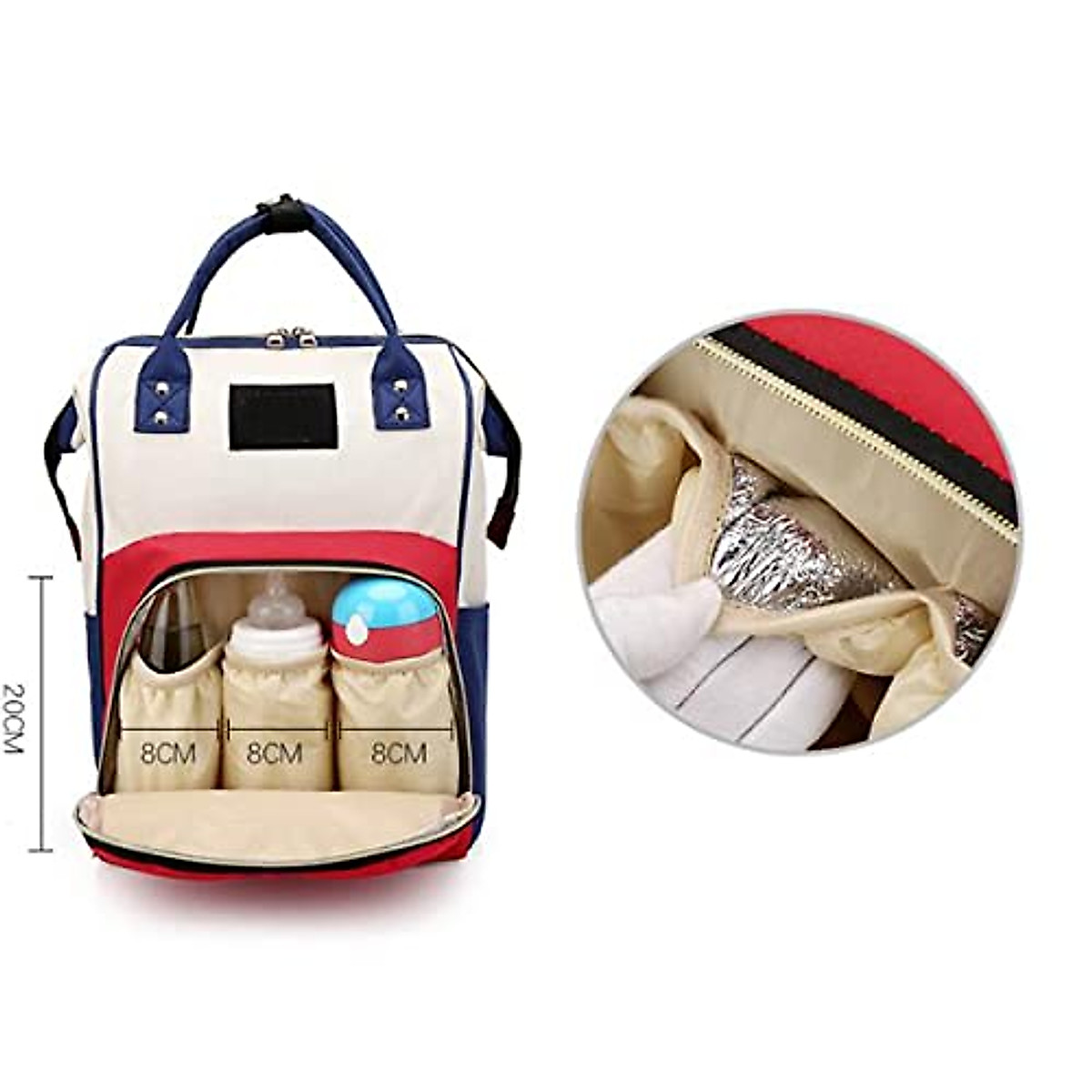 GUAGLL Multifunctional Diaper Bag Mommy Large Capacity Bag Thermal Insulation Waterproof Outing Maternity Bag