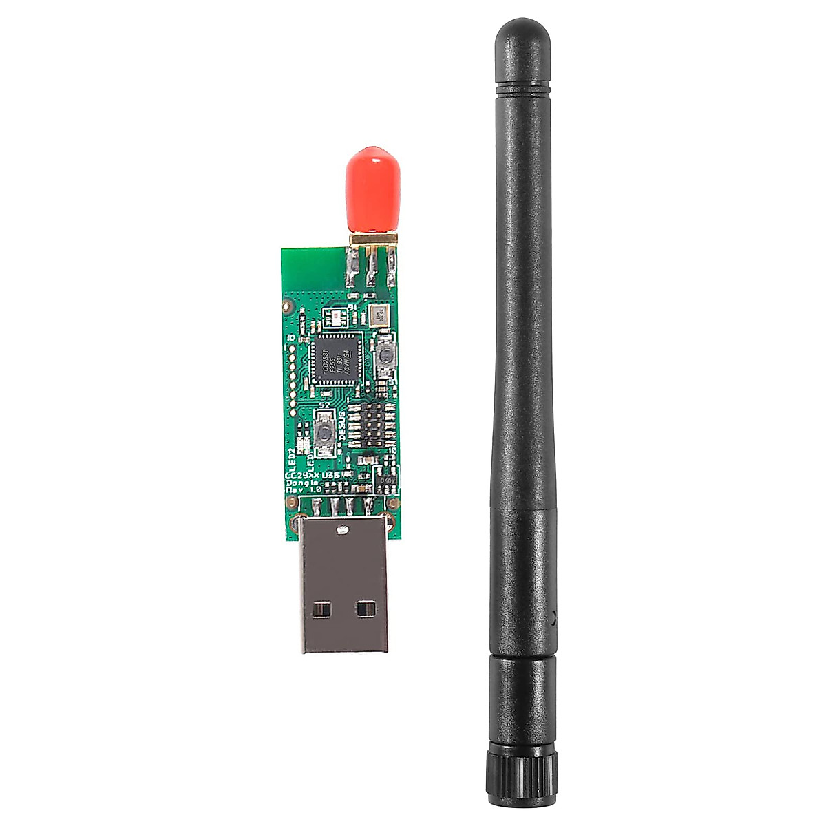 AITIAO 2Pcs Zigbee CC2531 Sniffer USB Dongle Bluetooth 4.0 Wireless Zigbee Analyzer Module with External Antenna