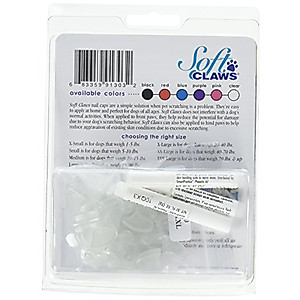 Soft Claws Dog Nail Caps Take Home Kit, XX-Large, Natural
