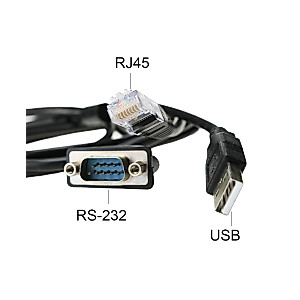 Avanexpress Twinklebay PLC Programming Cable Compatible with 1747-UIC USB to DH485 RS485 RS232 Interface Converter