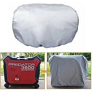Yoursme Generator Waterproof Cover for Honda Generator EU3000is Predator 3500 Silver Outdoor Power Equipment Storage Replace 08P57-ZS9-00S