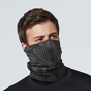 EXIO Winter Neck Warmer Gaiter/Balaclava (1Pack or 2Pack) - Windproof Face Mask for Ski, Snowboard
