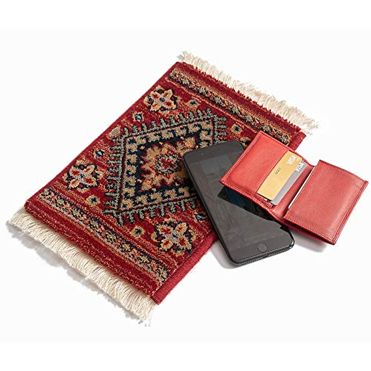 MOLDABELA – Authentic Antique Wool Rug Sample. Recommended by Experts (0.2x0.3m - 0'7"x1' ft)