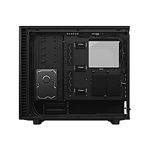 Fractal Design Define 7 Black Brushed Aluminum/Steel E-ATX Silent Modular Dark Tempered Glass Window Mid Tower Computer Case
