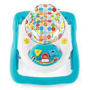 Bright Starts Sesame Street I Spot Elmo! Baby Activity Center & Walker - Easy-Fold Frame and 30+ Songs and Sounds by Elmo and Friends, 6-12 Months