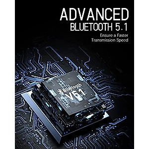 GOSCIEN Ear Buds Wireless Bluetooth Earbuds 50Hrs Playtime Bluetooth 5.1 with Wireless Charging Case IPX7 Waterproof Wireless Bluetooth Earphones with Earhook for Sports