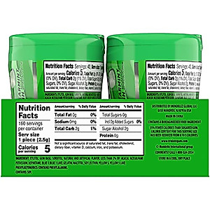 Trident Vibes Spearmint Rush Sugar Free Gum, 4 Bottles of 40 Pieces (160 Total Pieces)