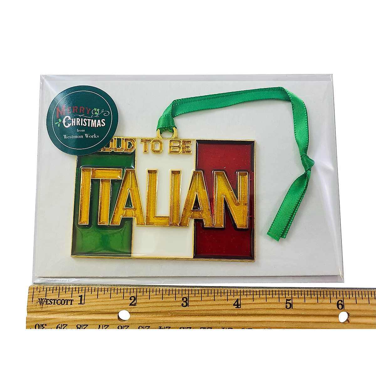 Proud to be Italian Ornament Italy Christmas Tree Holiday Decoration