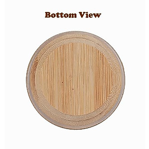 Bamboo Lid for Chemex Coffee Makers 3/6/8/10 Cup, Innovative Design, Natural Bamboo