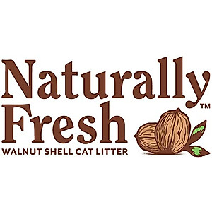 Eco-Shell Naturally Fresh Cat Litter Made From Walnut Shells, Multi-Cat, Alpine Meadow, Scented, Biodegradable, Dust-Free, Sustainable, 26 Lbs
