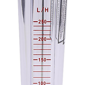 Hilitand 25-250L/H Rotameter Plastic Tube Type Instantaneous Liquid Water Flow Meter DN15