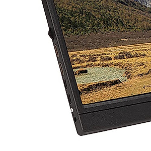 Zyyini Portable Monitor 1080P 17.3 Inch,IPS HDR HD Multimedia Interface.USB C Full Function,Built in Dual Speakers,Plug and Play,Lightweight,16:9,External Display for PS5 Phone PC Switch (Black)