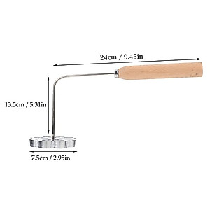 Rosette Timbale Set Aluminum Waffle Molds Traditional Mexican Bunuelo Pastry Maker Cutter Creative Rosette Waffle Iron Frying Mold Kitchen Gadget