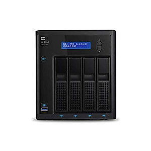 WD 16TB My Cloud Pro Series PR4100 Network Attached Storage - NAS - WDBNFA0160KBK-NESN