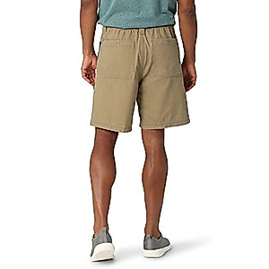 Wrangler Authentics Men's Canvas Utility Hiker Short, Nutmeg, 34