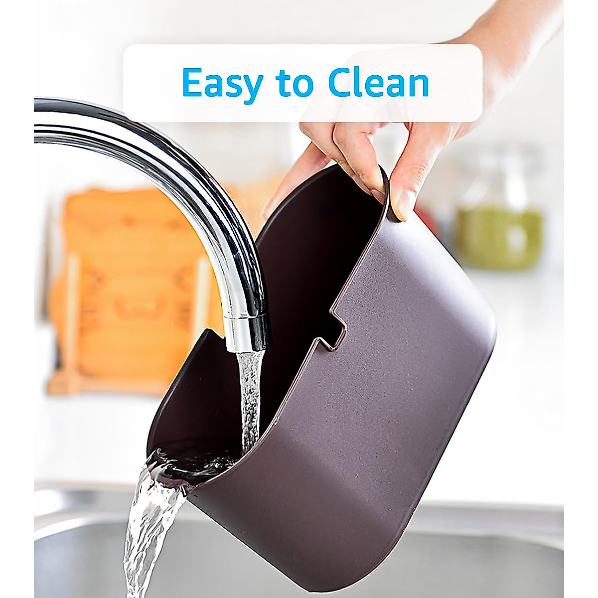 AYADA Mini Trash Can with Lid, Press-Type with Removable Inner Plastic Small Garbage Can Little Tiny Waste Basket Compact Covered Closable Trash Bin, Desk Countertop Office Kids Oval Rectangle (White)