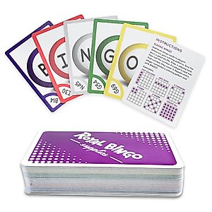 Royal Bingo Jumbo Calling Cards - Pack of 84 - High Visibility, 5.25" x 3.75" per Card-Replacement for Raffle and Balls