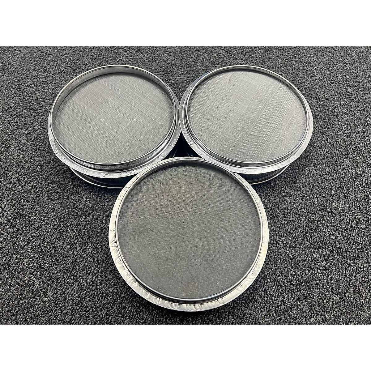 E-ONSALE Aluminum Herbal Pollen Set of 3 Screen Size Stackable Sifter 120, 160, 220 Micron Hash Extractor Sifter Shaker (120M + 160M +220M)