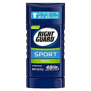 Right Guard Sport Antiperspirant Up To 48HR, Fresh, 2.6 Oz (Pack of 6)