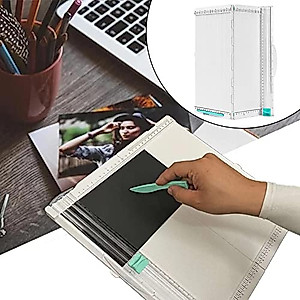 AMLESO Craft Paper and Scoring Board Professional Folding & Scorer Paper Cutter Machine for Making Photo Paper Crafts