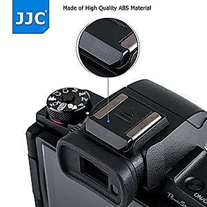 JJC 4PCS Camera Hot Shoe Cover Protector Cap for Canon EOS R6 R RP M50 M5 DSLR EOS 1D 1DX 1Ds Series,5D Mark IV III II 5DS 5DSR 6D 6DM2 7D 7DM2 90D 80D 77D 70D Rebel T8i T7i T7 T6s T6i SL3 SL2