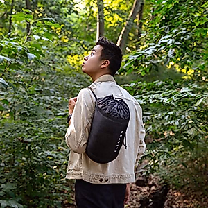 Gravity Blanket Travel Weighted Blanket, Flex Weighted Blanket, 10 lbs Black 40"x60", Original Weighted Blanket for Sleep, Compact Blanket for Traveling & Outdoors, Carrying Bag Included