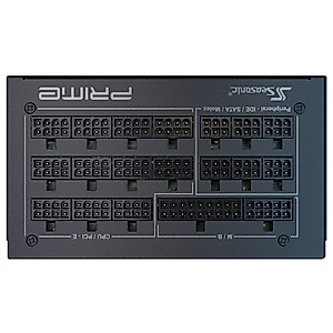 Seasonic Prime TX-1600, 1600W 80+ Titanium, Full Modular, Fan Control in Fanless, Silent, and Cooling Mode, 12 Year Warranty, Perfect Power Supply for Gaming and High-Performance Systems, SSR-1600TR.