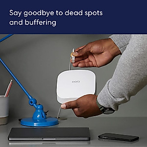 Certified Refurbished Amazon eero Pro 6 tri-band mesh Wi-Fi 6 router with built-in Zigbee smart home hub