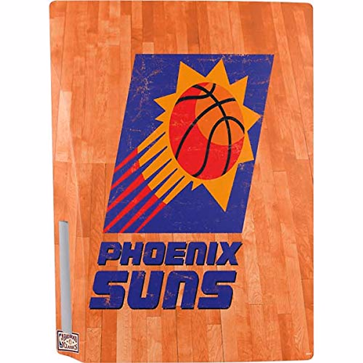 Skinit Decal Gaming Skin Compatible with PS5 Bundle - Officially Licensed NBA Phoenix Suns Hardwood Classics Design