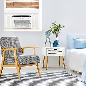 Keystone Energy Star 12,000 BTU Window Mounted Inverter Air Conditioner & Heater with Quiet, High Efficiency Operation and Remote, Window AC Unit for Apartment, Medium-Large Rooms up to 550-Sq.Ft.