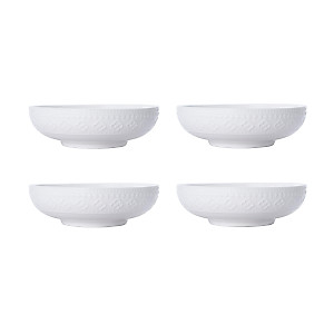 Pfaltzgraff Haisley 12-Piece Dinnerware Set, White