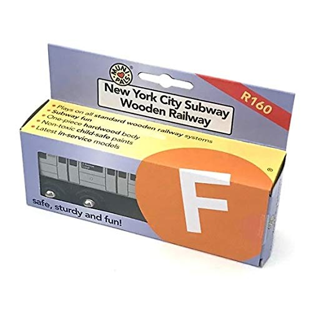 MUNI PALS Munipals MP01-110F Wooden Subway F Train NYC MTA Sixth Avenue Local R160 Car