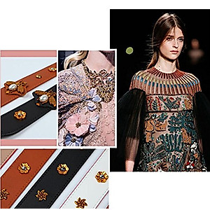 HandBag Straps Replacement PU Leather Handbags Strap Shoulder Bag Straps (Black-02)