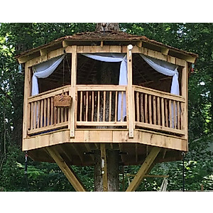 The White River © : 8' Octagonal Treehouse Plan