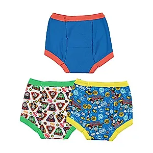Thomas & Friends Boys Toddler Potty Training Pants with Success Tracking Chart and Stickers in Sizes 2T, 3T and 4T, 3-Pack