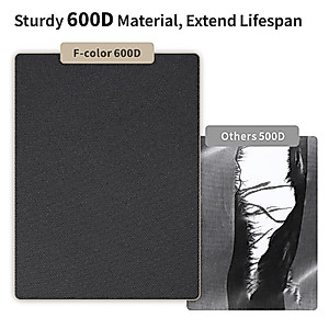 F-color Laundry Bag Backpack 75L - Large Capacity Laundry Backpack with Comfort Straps, Mesh and Zip Pocket, Sturdy Laundry Backpack for Dorm, College, Travel, Laundromat, Apartment, Black