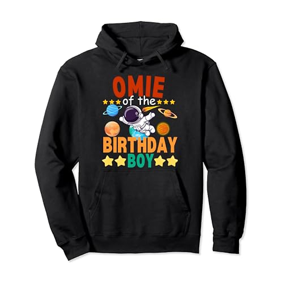 OMIE of the Birthday Boy Astronaut Solar System Matching Pullover Hoodie