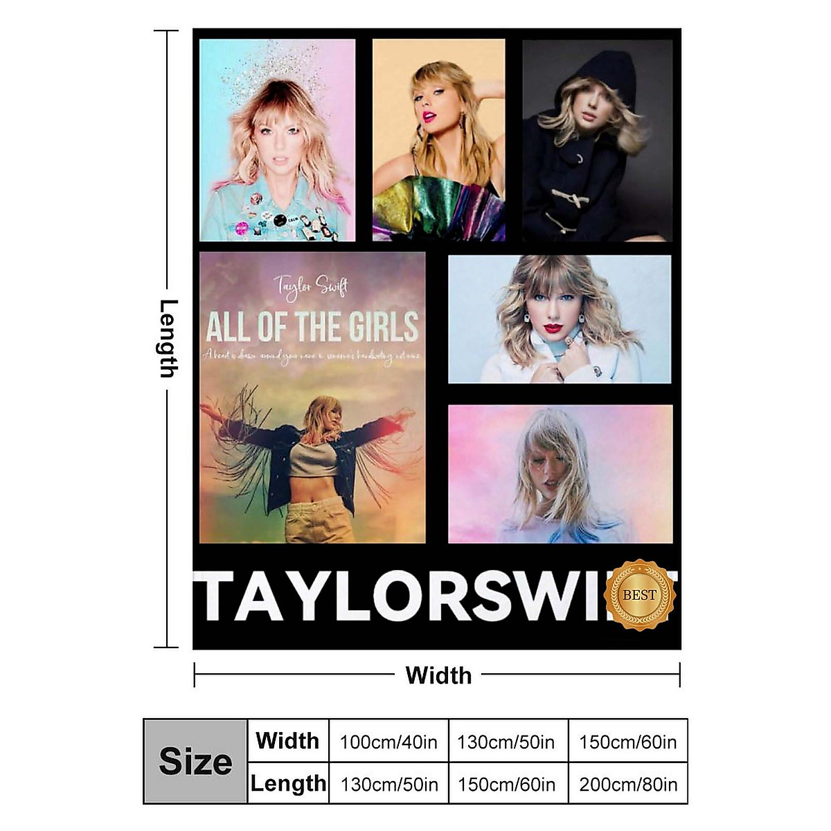 Superstar Blanket Funny Photo Collage Soft Flannel Air Conditioning Blanket Warm Cozy Throw Blanket for All Seasons 50"X40"