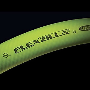 Flexzilla Swivel Whip Air Hose, 3/8 in. x 6 ft. (1/4" MNPT Ball Swivel x 1/4" FNPT Ends), Heavy Duty, Lightweight, Hybrid, ZillaGreen - HFZ3806YW2B