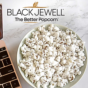 Black Jewell Gourmet Microwave Popcorn, Simply Sea Salt, 10.5 Ounces (Pack of 6)