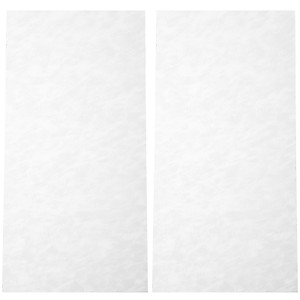 SUPVOX 2pcs Inlay Material White Mother of Pearl Shell Blanks Sheet Rectangle Inlay Material for Guitar