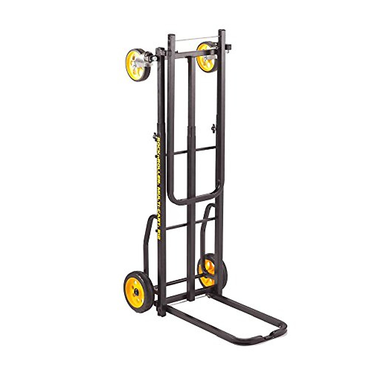 Rock-N-Roller R12RT (All Terrain) 8-in-1 Folding Multi-Cart/Hand Truck/Dolly/Platform Cart/34" to 52" Telescoping Frame/500 lbs. Load Capacity, Black