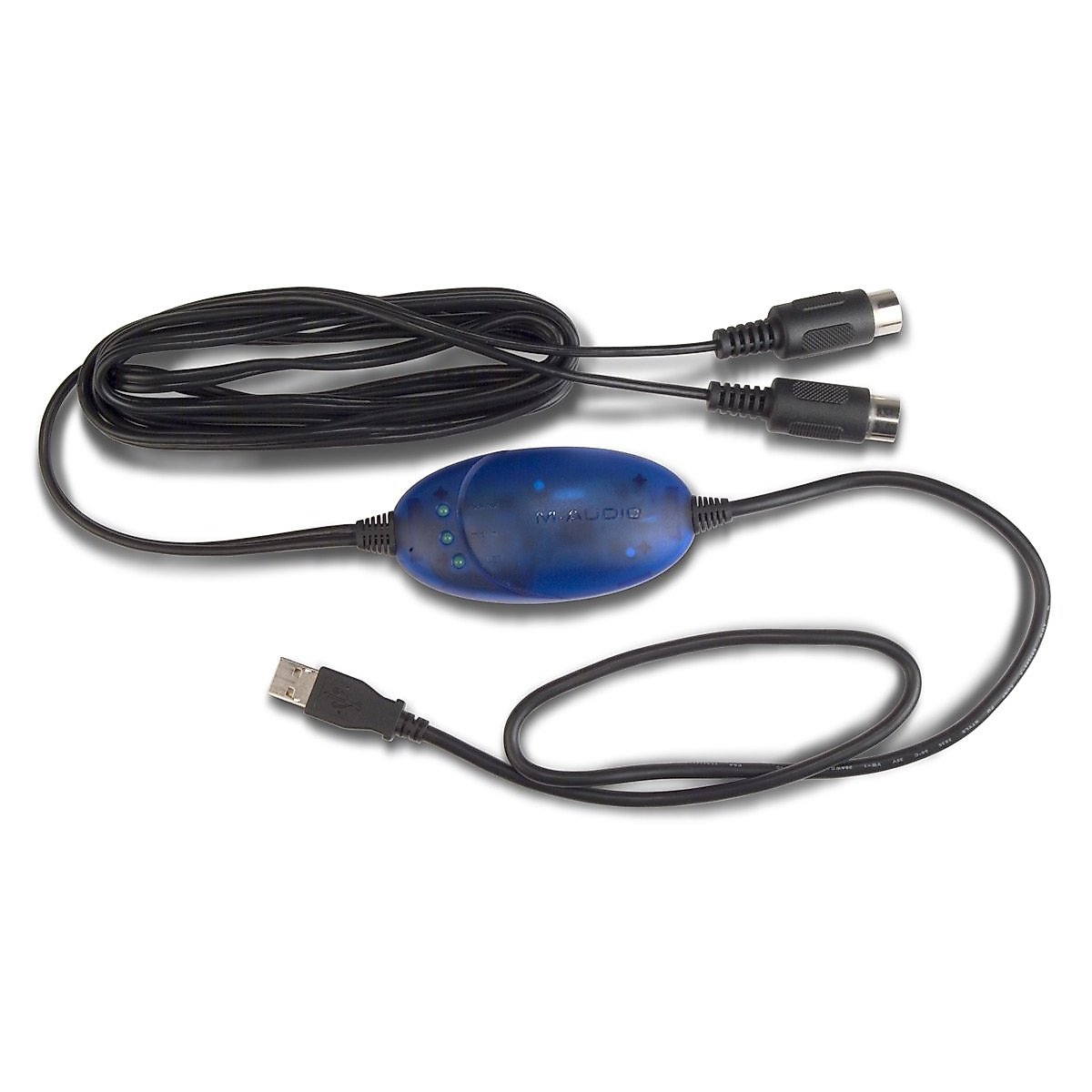 M-Audio Midisport Uno | Portable 1-in/1-out MIDI Interface via USB connection (16 x 16 MIDI channels),Black