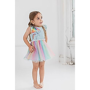 My Little Pony Rainbow Dash Toddler Girls Short Sleeve Dress Blue 2T