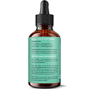 WONDER PAWS Organic Hemp Oil for Dogs – 9,000 mg of Hemp Oil with Alaskan Salmon Oil & Omega 3 Fatty Acids - Hemp for Pets, Joint Health, Anxiety Relief, Calming, Skin & Immune – 60 ml Hemp Oil Drops