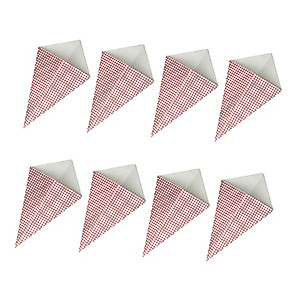 BESTOYARD 50pcs Popcorn Boxes Food Containers Snack Container Dessert Trays Popcorn Cone Boxes Open- Popcorn Box Food Cones Bag Popcorn Treat Box Paper Popcorn Boxes Party Popcorn Boxes Cup