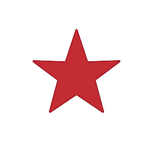 ACCU-STAMP2 Round Pre-ink Stamp, Star Symbol, 5/8" diameter Impression, Red Ink (030726)