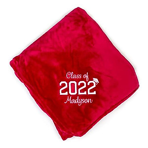 The Crafty Engineer Custom Senior 2023 Gift Sherpa Throw Blanket